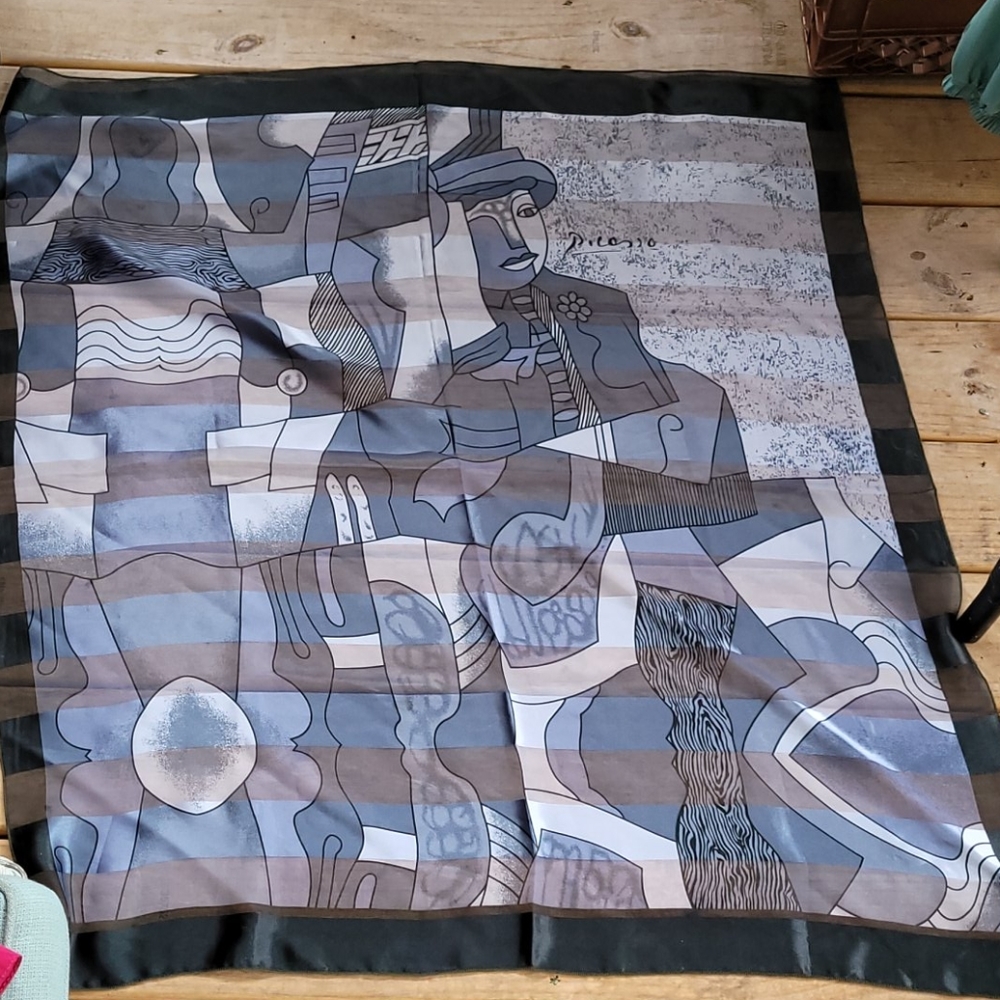 Pablo Picasso Large Silk Scarf - Gem
